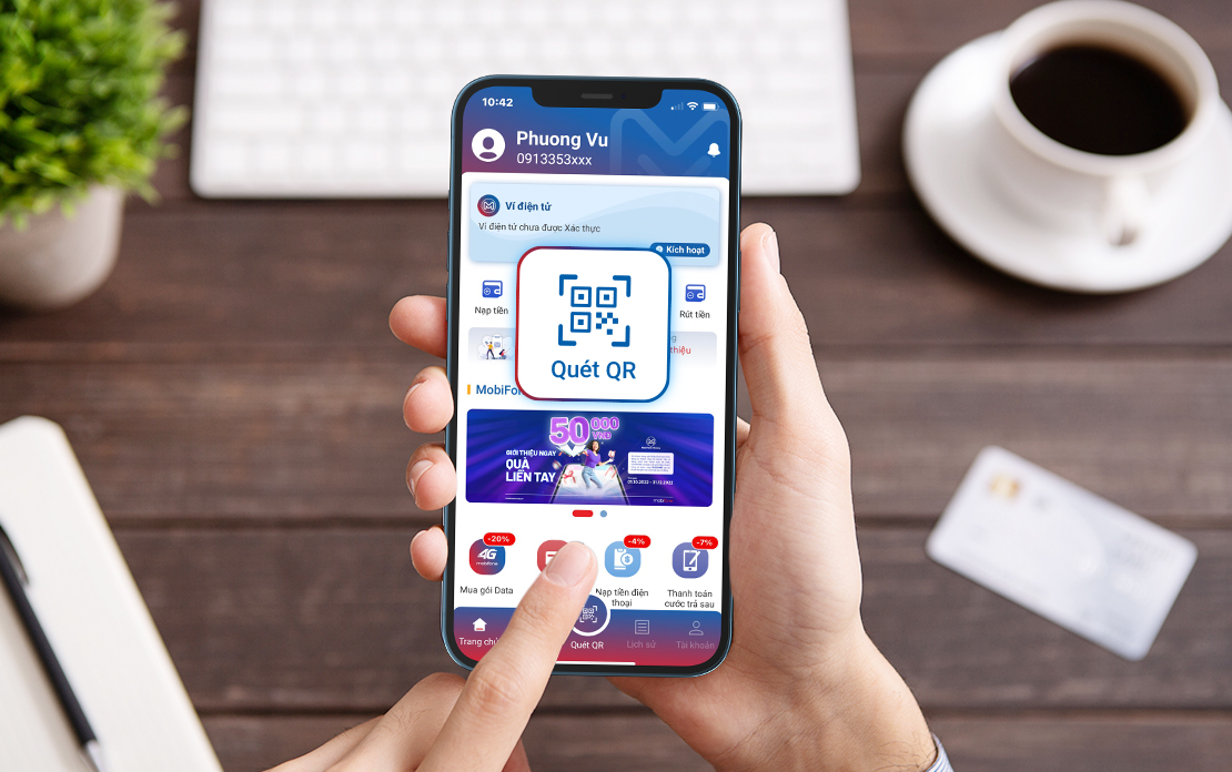 VNPAY “bắt tay” MobiFone, tích hợp thanh toán VNPAY-QR trên ví MobiFone Money