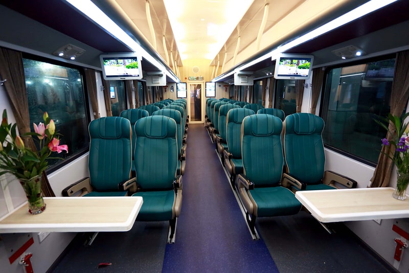 Các loại ghế tàu hỏa bạn có thể đặt trên ví VNPAY