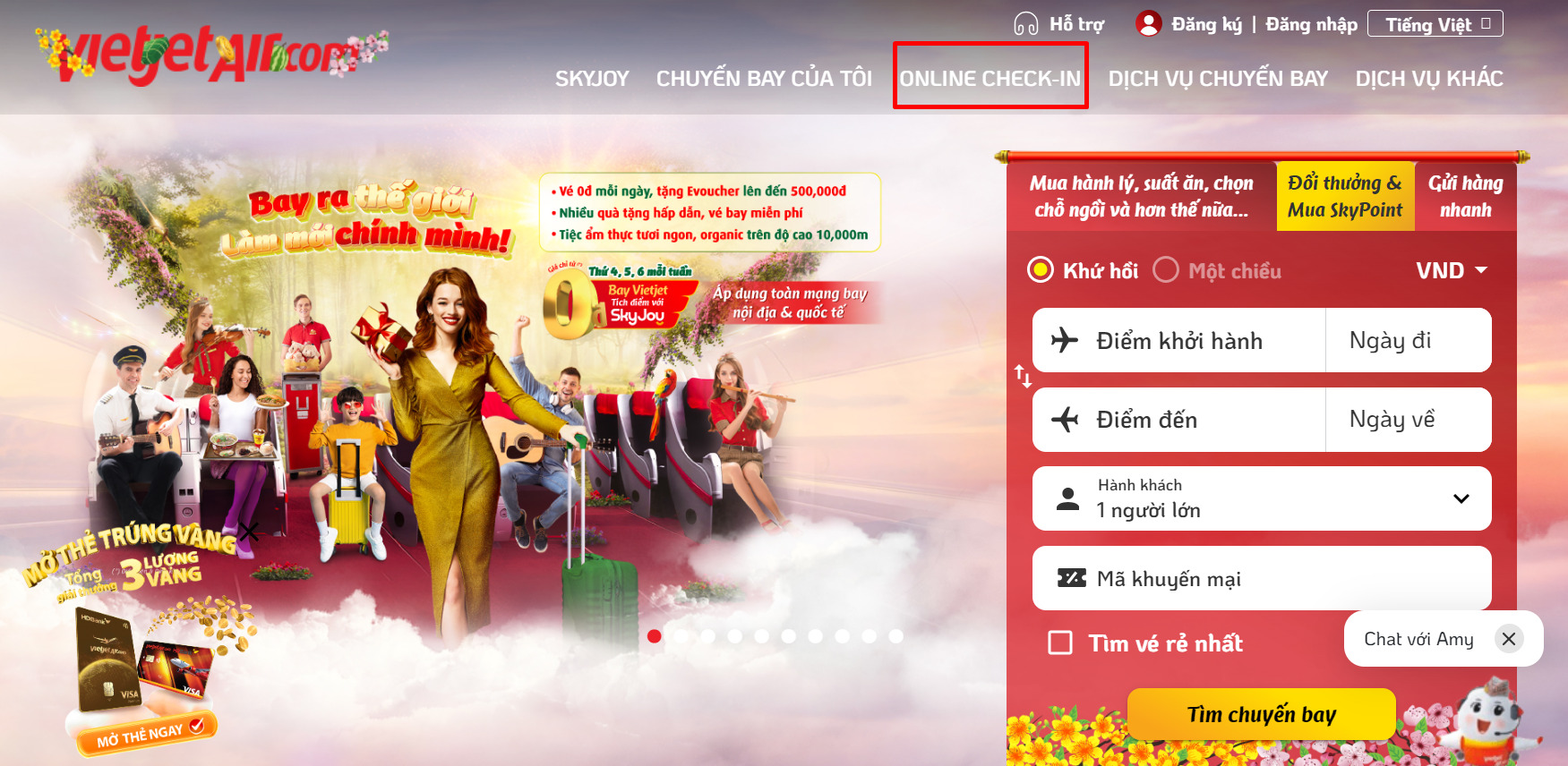 Quy định và hướng dẫn check-in online Vietjet quốc tế, cách đặt vé máy ...