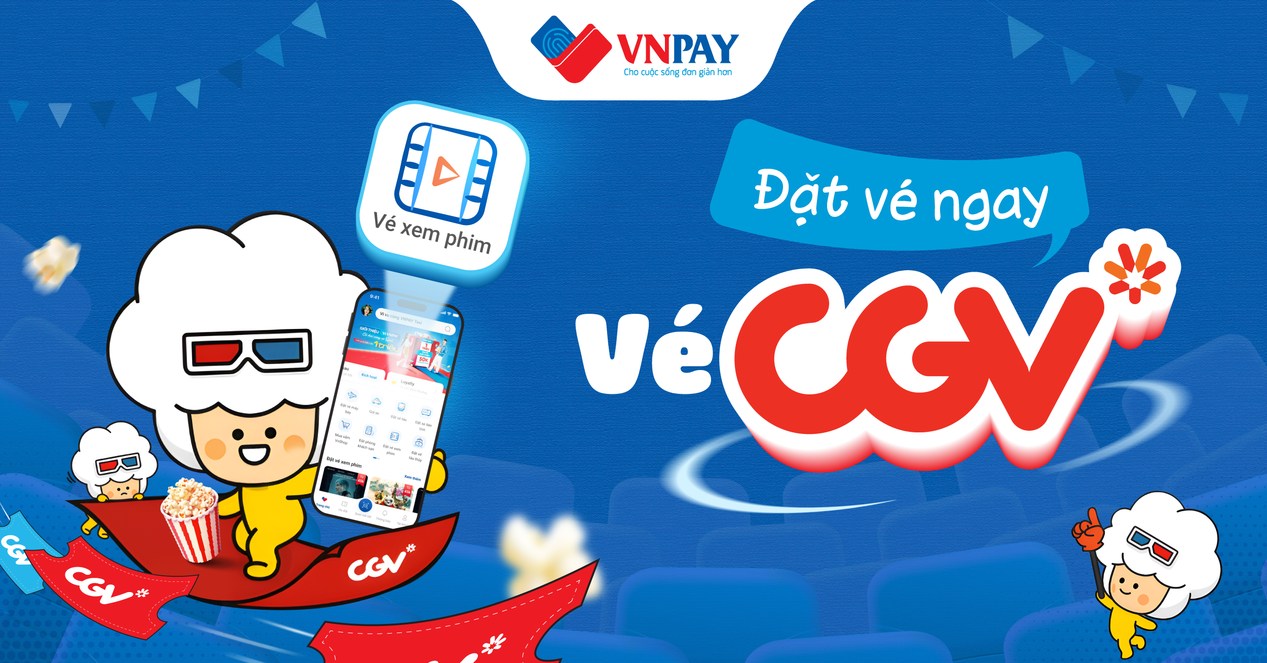 Đặt vé CGV Đồng Giá 75K trên VNPAY | Lịch chiếu, Giá vé mới nhất hôm nay